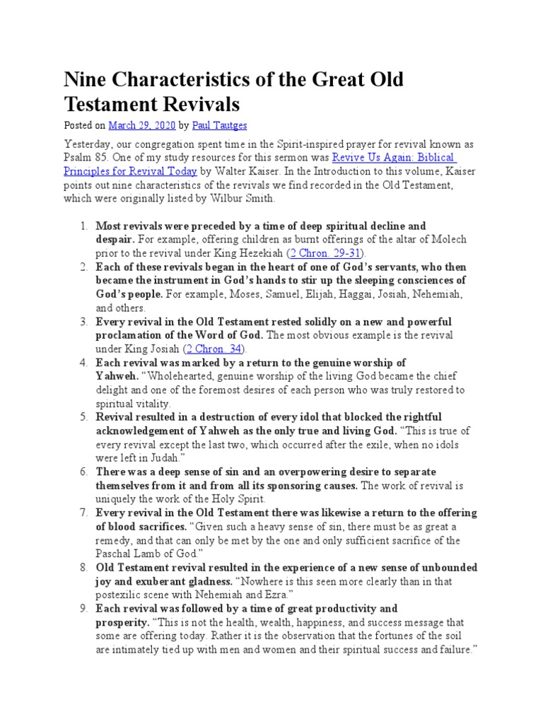 Great Old Testament Verses