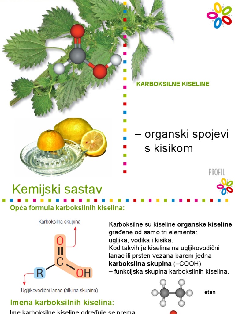 Karboksilne Kiseline | PDF