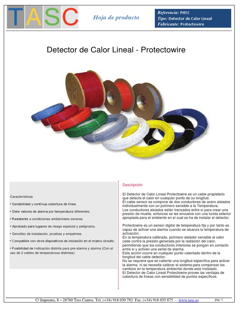 DS_LHD-DC Detector Lineal por Cable Digital-04-15 | PDF | Resistor | Sensor