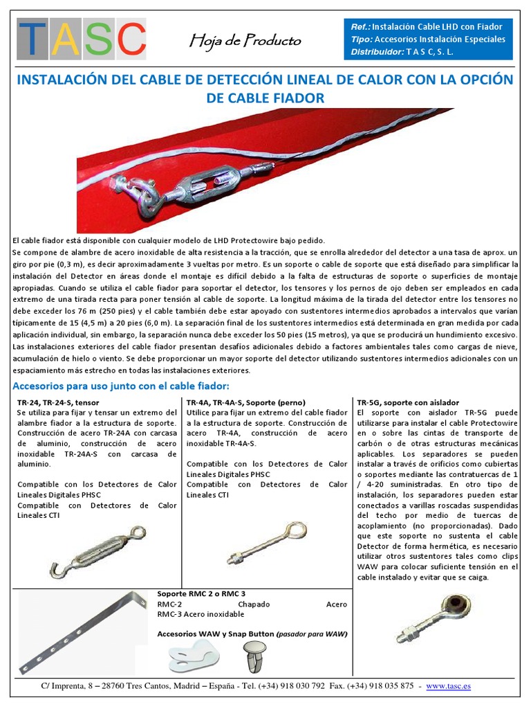 HP Instalación LHD Con Alambre Fiador - Tasc | PDF | Aislador ...