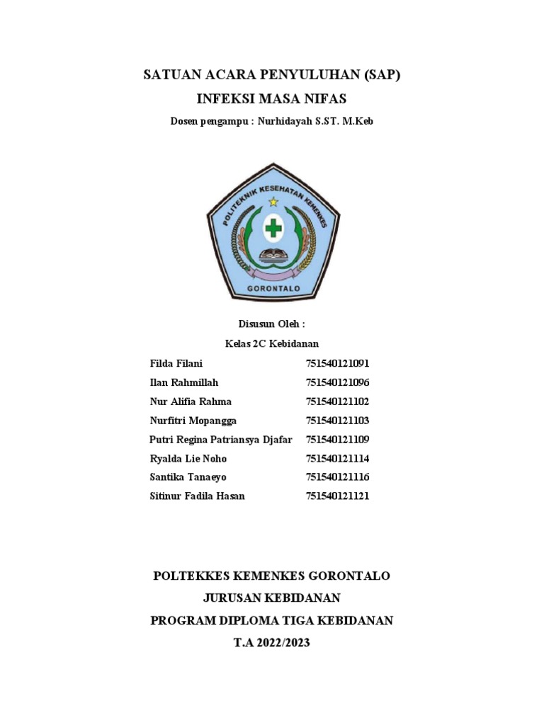 Penyuluhan Infeksi Post Partum Ibu Nifas | PDF | Pengembangan Diri ...