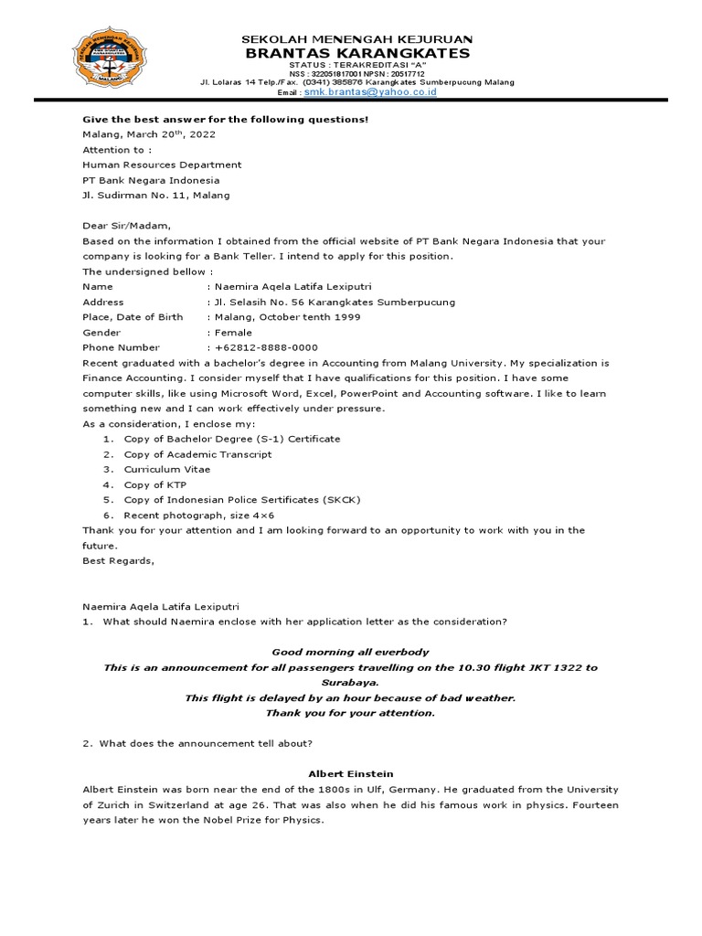 Essay USP B. Inggris 21-22 PDF | PDF | Software | Computing