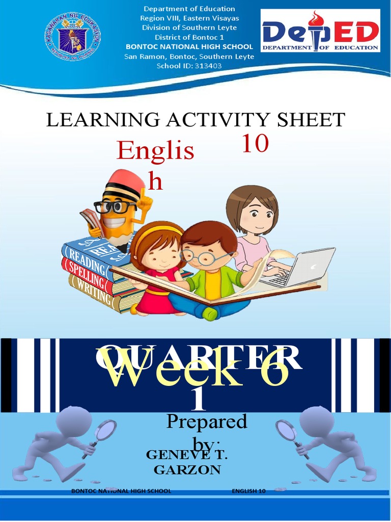 Las-English 10 W6 | PDF