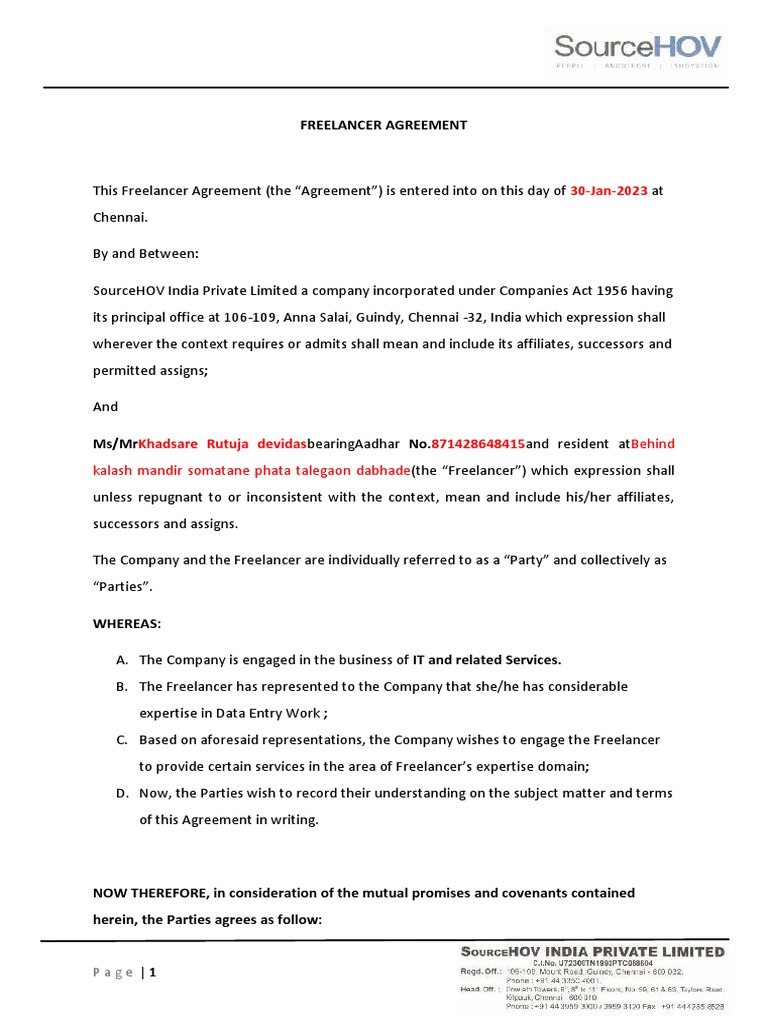 Khadsare Rutuja Devidas - 30-Jan-2023 | PDF | Trade Secret | Legal Remedy