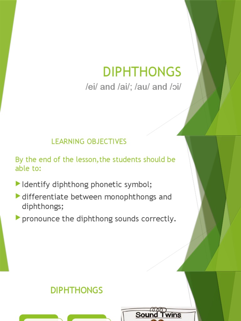 DIPHTHONGS | PDF | Language Arts & Discipline