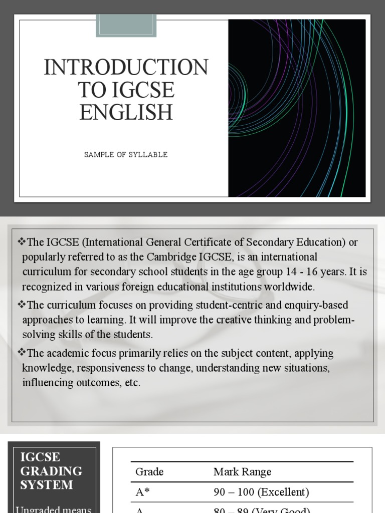 Introduction To Igcse English | PDF
