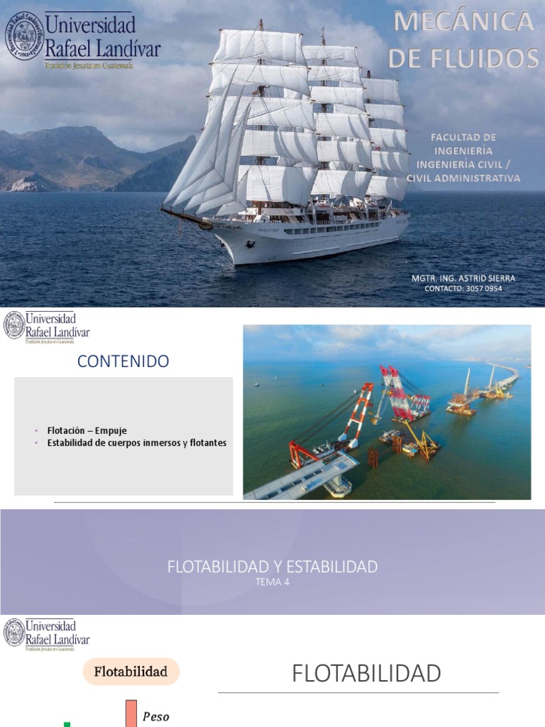 Módulo No. 4 Flotabilidad y Estabilidad | PDF | Flotabilidad | Mecánica