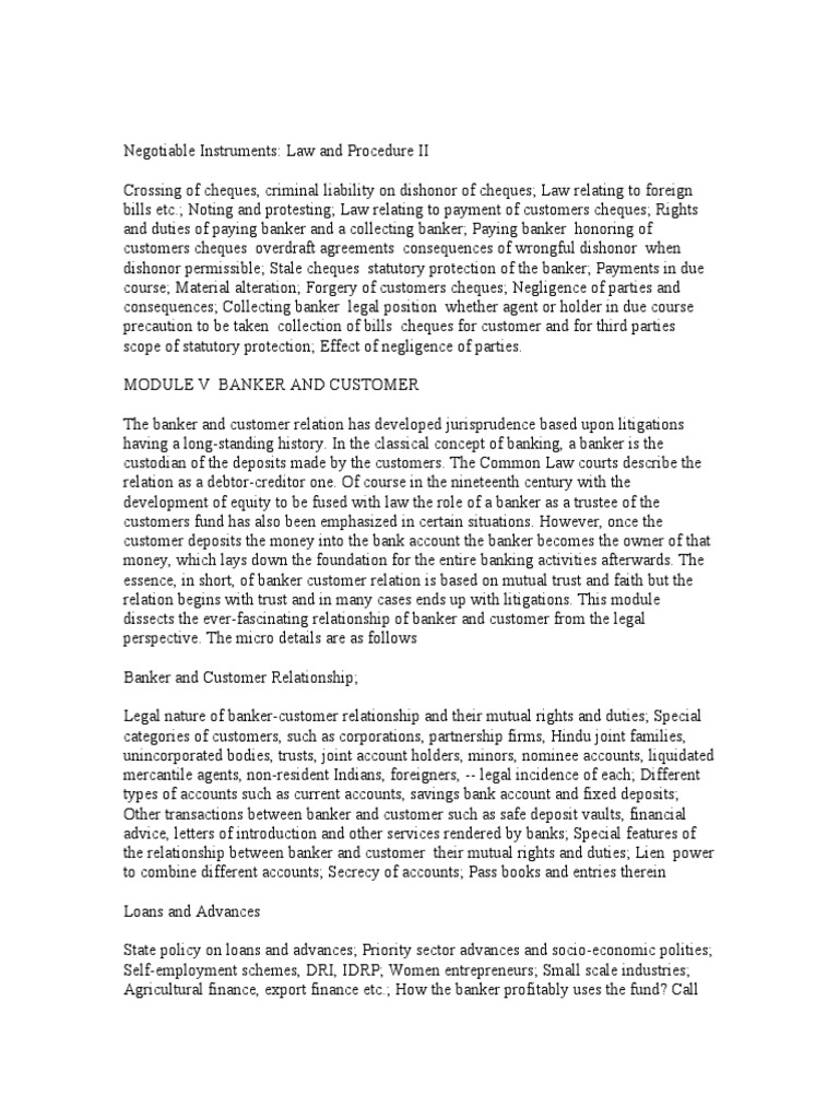 NLSIU MBL Course: Banking Law Overview | PDF | Banks | Liquidation