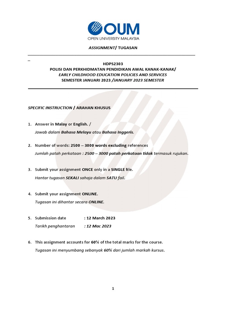 HDPS 2303 Soalan | PDF