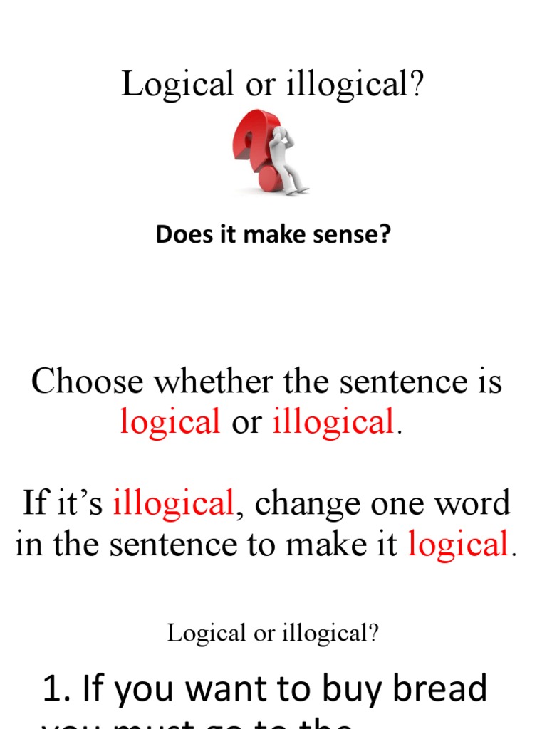 Logical or Illogical | PDF