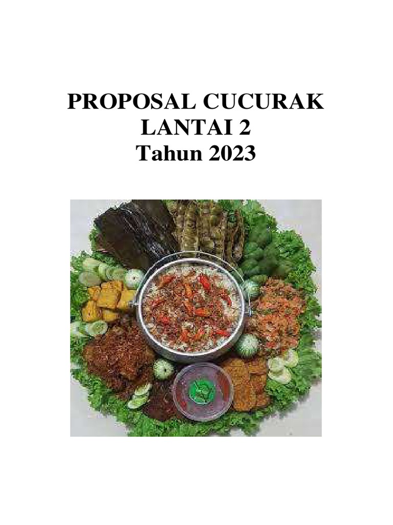 Proposal Cucurak | PDF