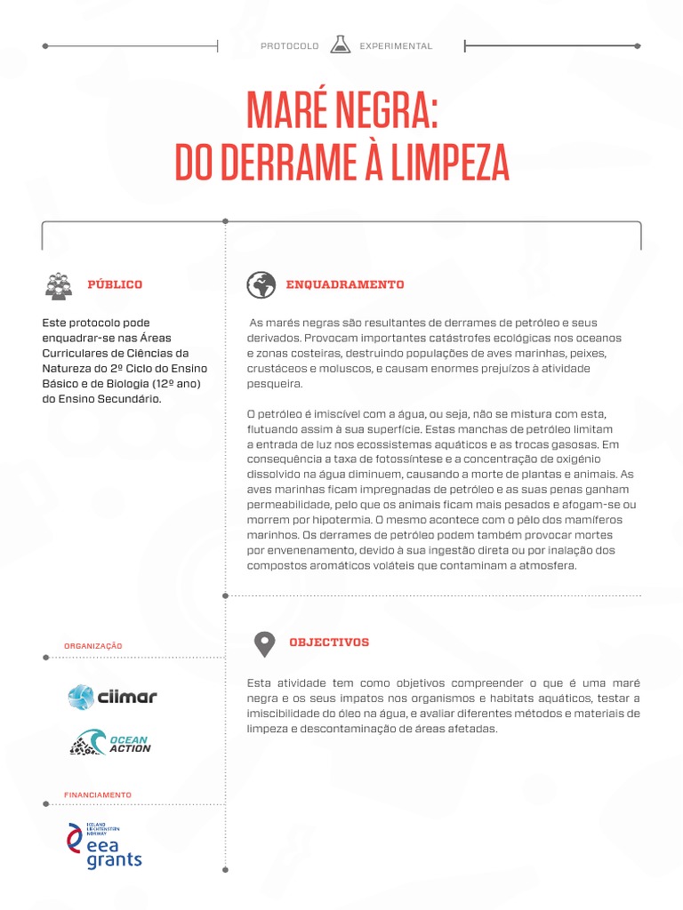Impactos das Marés Negras e Limpeza | PDF | Derramamento de petróleo ...