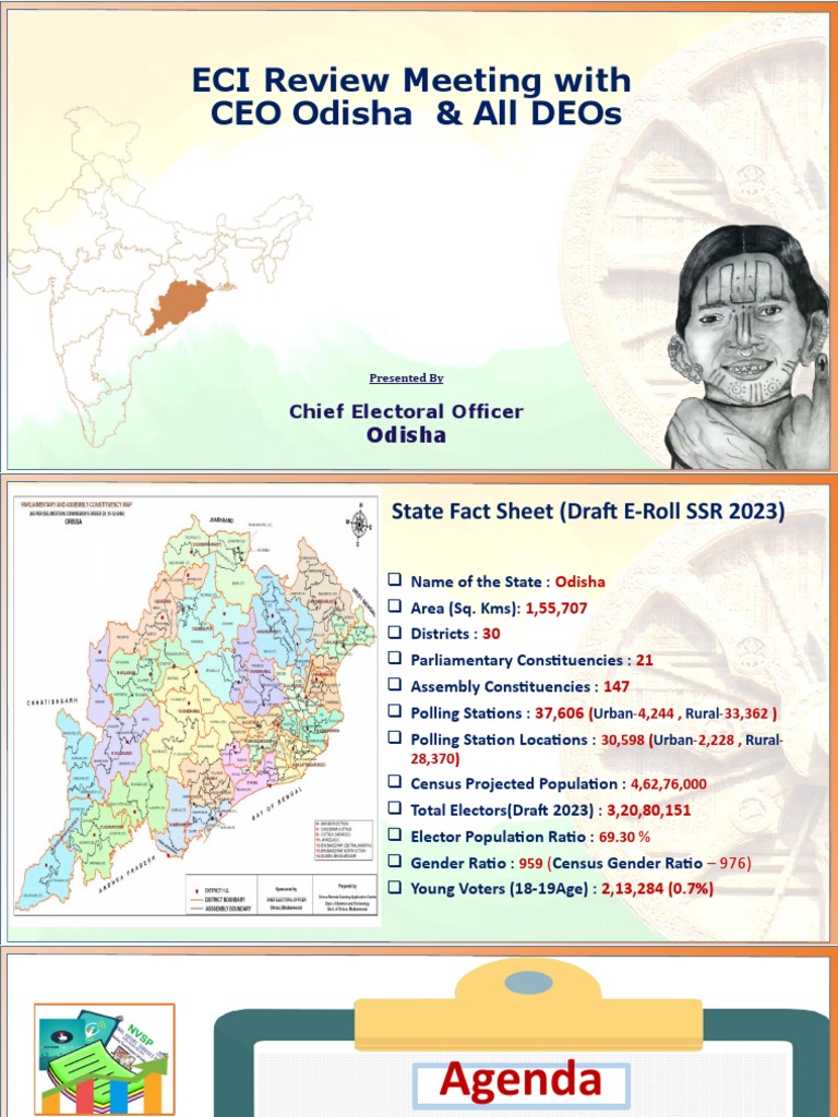 00-Odisha CEO Presentation 06 12 2022 | PDF | Elections | Democracy