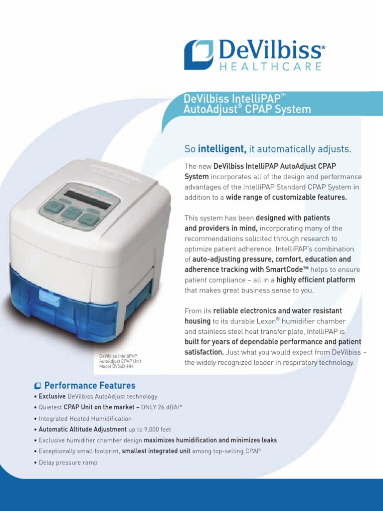 IntelliPAP Auto Brochure | PDF | Manufactured Goods