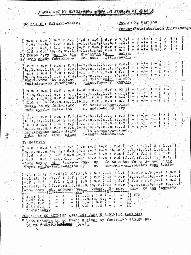 Aoka Tsy Ny Sitrapoko PDF | PDF