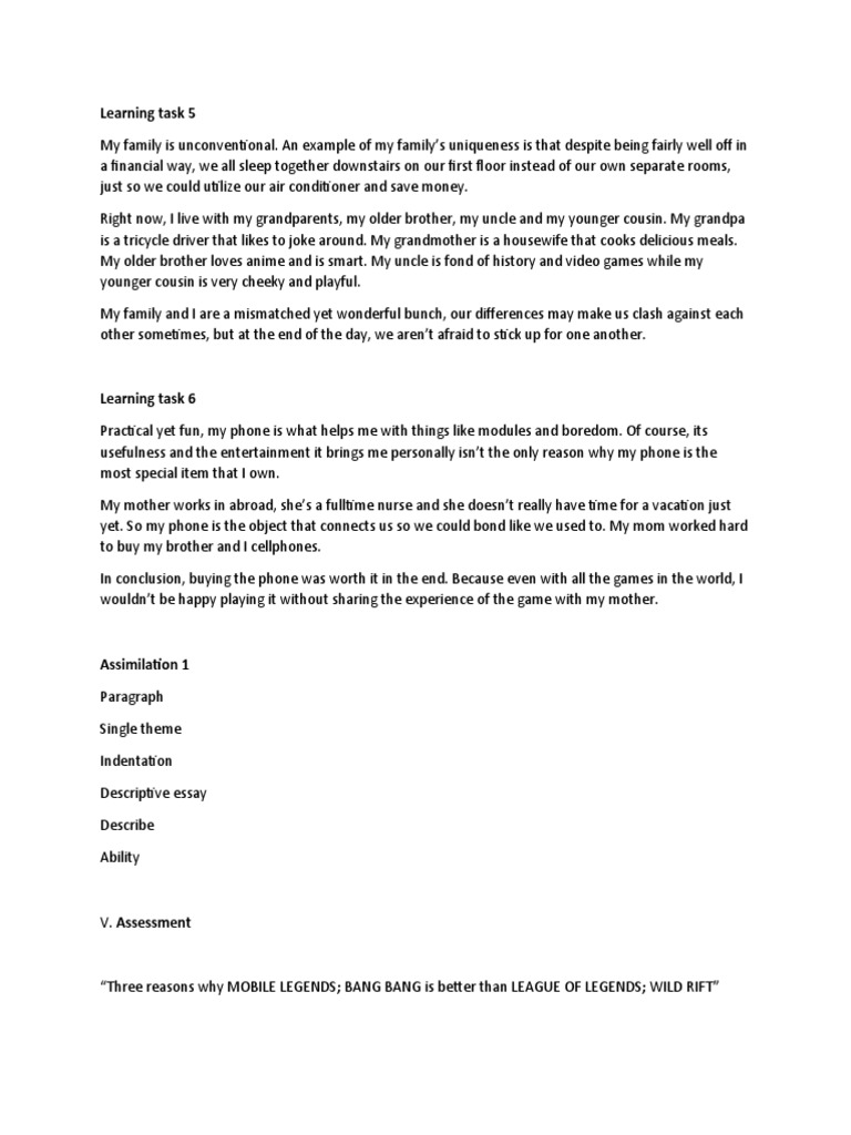 Learning Task 5 | PDF | Reason