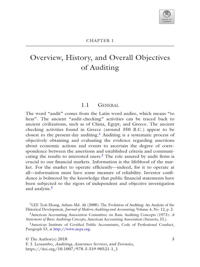 10.1007@978 3 319 90521 11 | PDF | Audit | Financial Audit