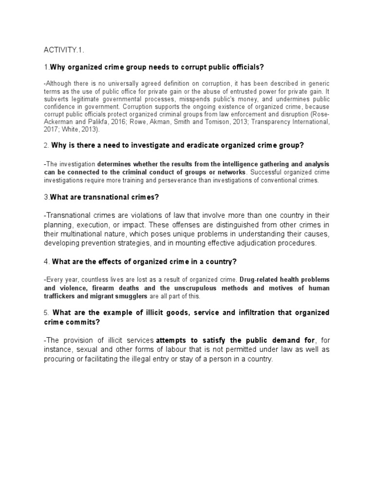 Acitivity 1 | PDF | Social Science