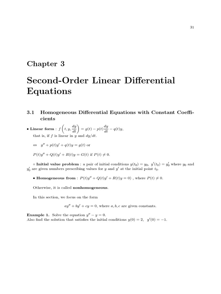 Differential Equation Lecture Note 2 | PDF | Equations | Ordinary ... Differential Equation Lecture Note 2 | PDF | Equations | Ordinary ...