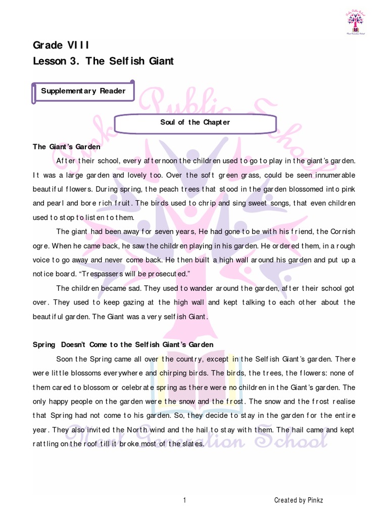 Lesson 3 Supplementary Reader | PDF