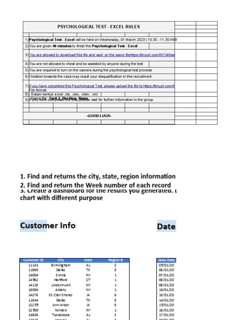 Psychological Test - Excel | PDF | Microsoft Excel | Cross Platform ...