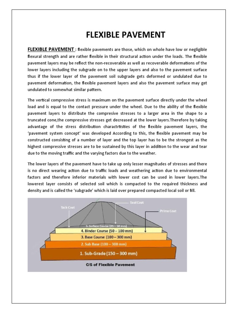 Flexible Pavement 1 | PDF | Road Surface | Stress (Mechanics)