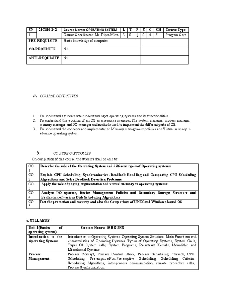 Operating System | Download Free PDF | Operating System | Process ... Operating System | Download Free PDF | Operating System | Process ...