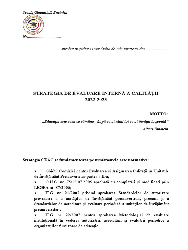 Strategie Ceac 2023 SGB | PDF