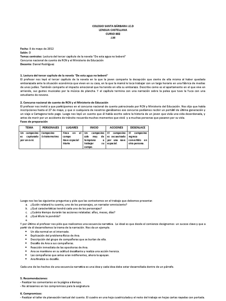 Ejemplo de Protocolo 802 | PDF | Cuentos