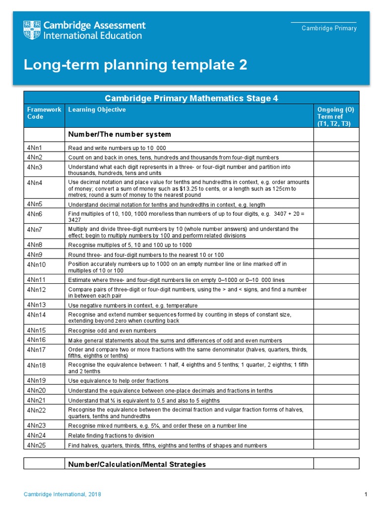 Primary Math Curriculum Guide | PDF | Multiplication | Mathematics