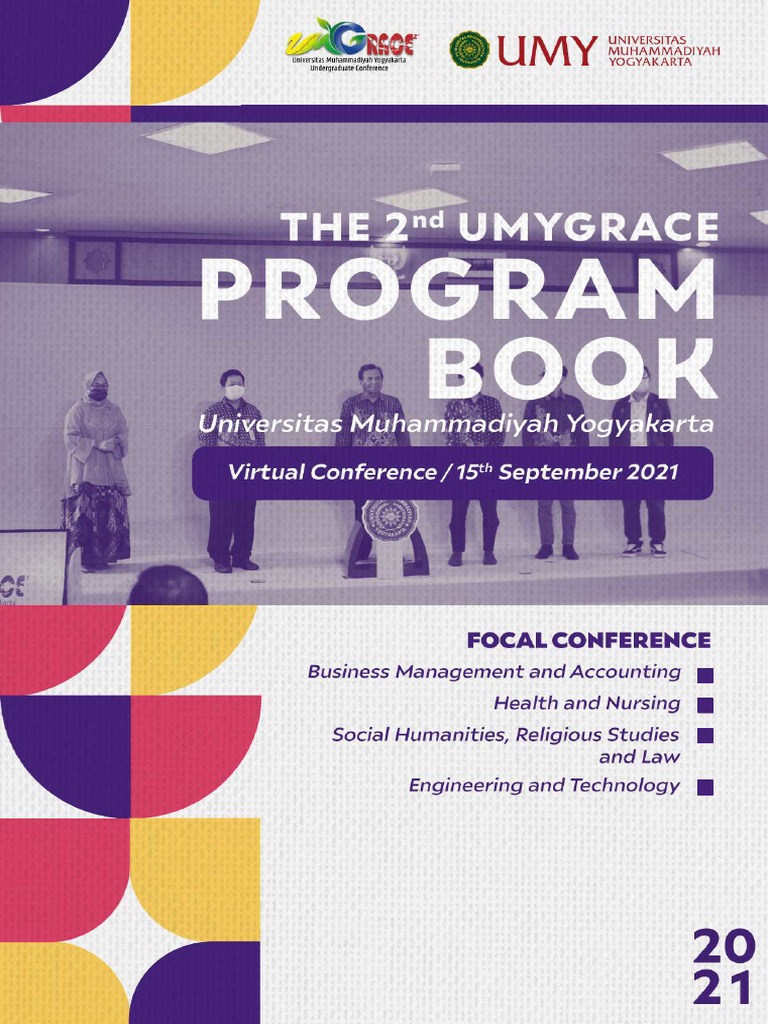Programme Book 2nd UMYGrace 2021 | PDF | Volunteering | Entrepreneurship