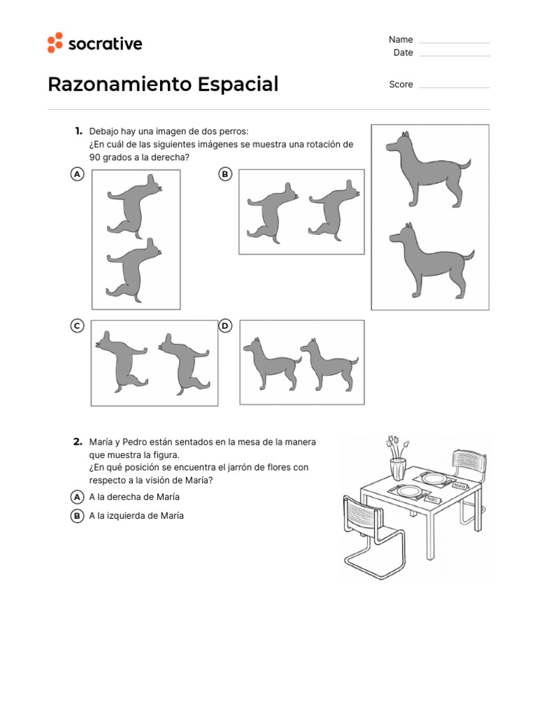 Quiz Razonamiento Espacial | PDF