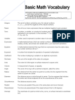 Maths Words From English To Arabic | PDF