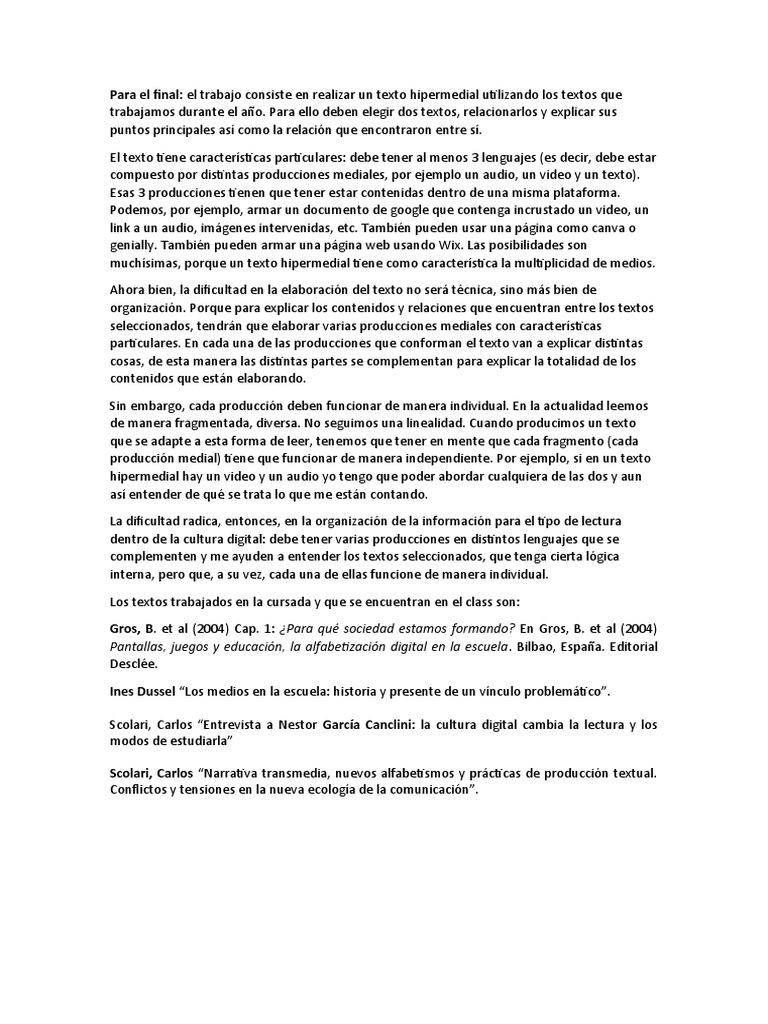 Propuesta Final TIC 2022 | PDF | Comunicación