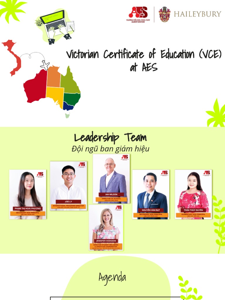 VCE Pathway at AES | PDF