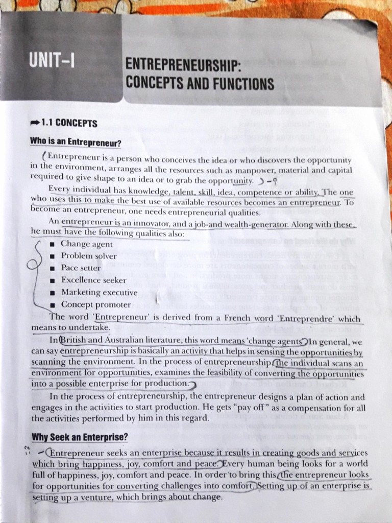 Entrepreneurship Class 11 Poonam Gandhi | PDF
