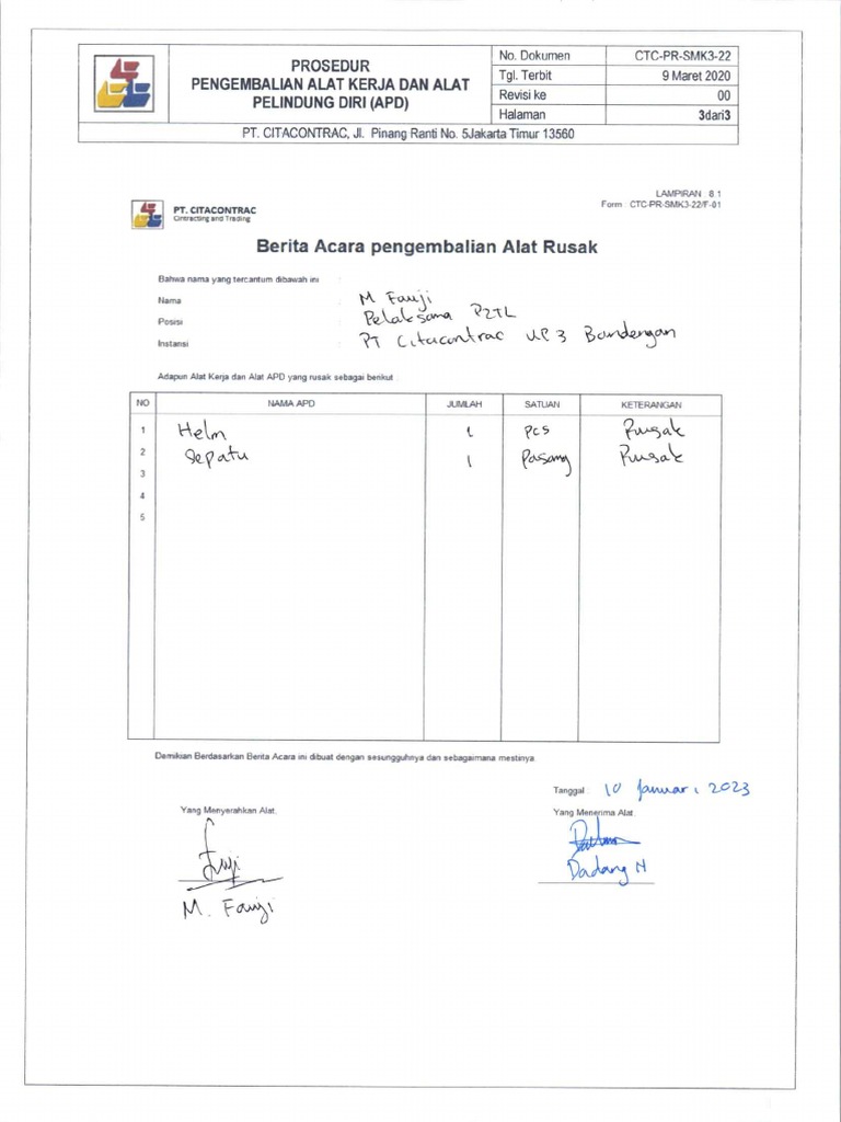 Ba Alat Rusak M Fauji | PDF
