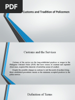 MC 2011-028 Revised PNP's Policy On Salute | PDF | National Security