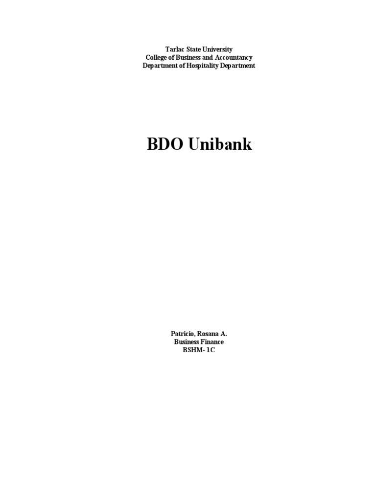 Bus. Fin. Patricio | PDF | Private Sector | Financial Services