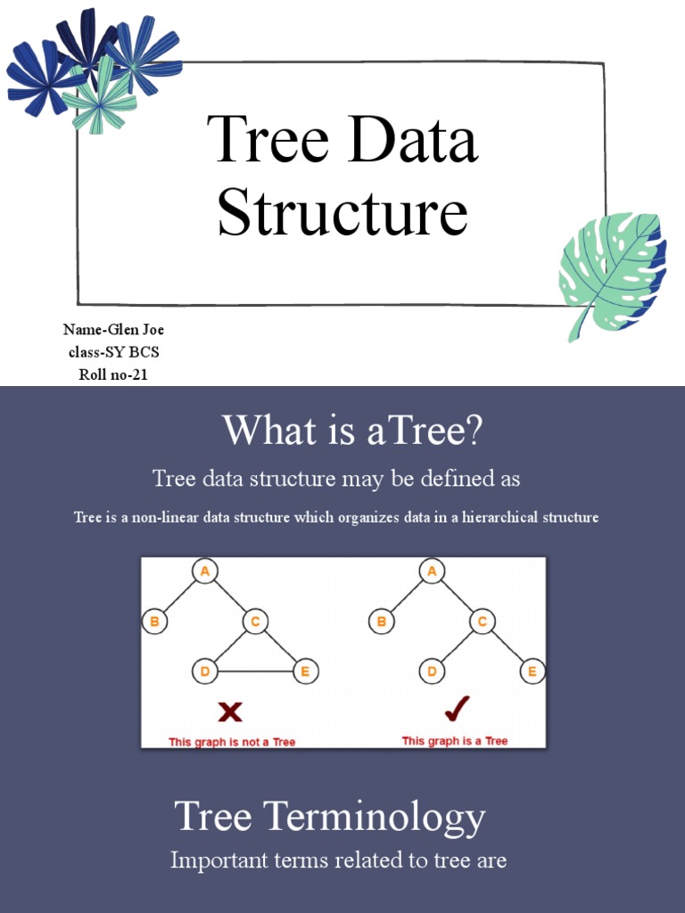 Final PPT Trees | PDF | Algorithms And Data Structures | Data Management