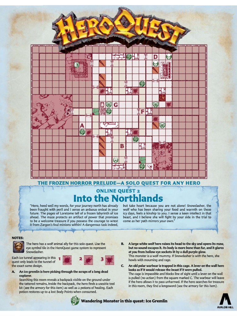 HeroQuest - Into The Northlands PDF | PDF