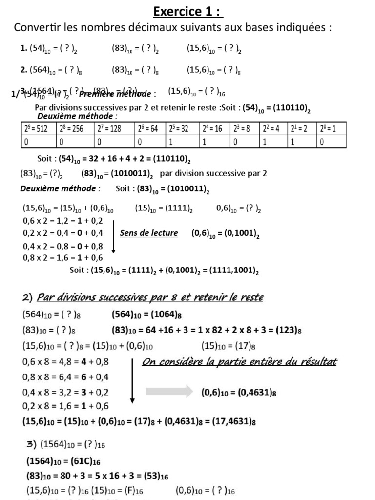 TD1 Num - 20 21 1 | PDF | Méthodes et références pédagogiques