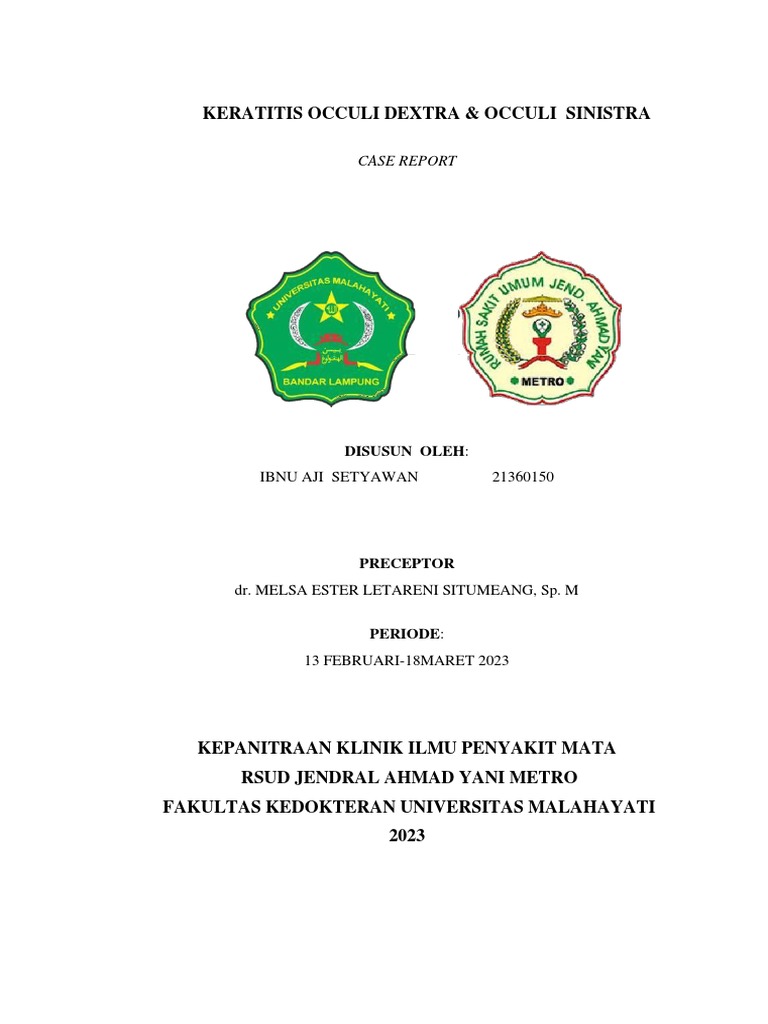 Keratitis Ods-1 | PDF
