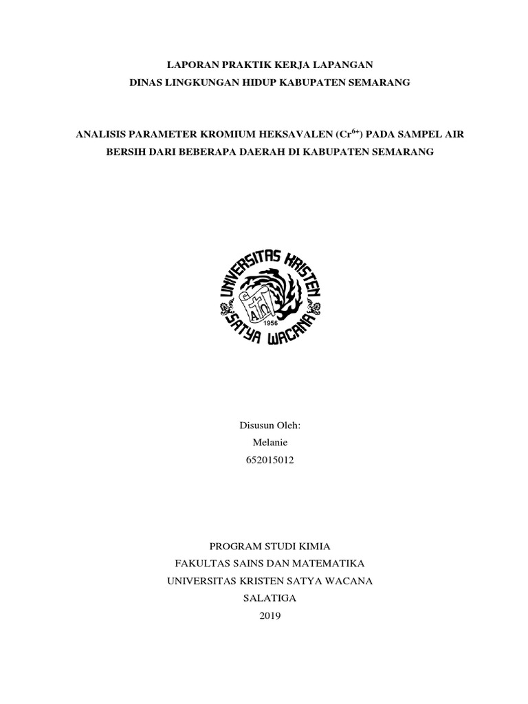 Laporan Kerja Praktek DLH | PDF