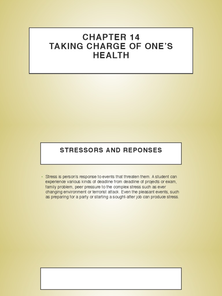 Chapter 14 Unds | PDF | Stress (Biology) | Clinical Medicine