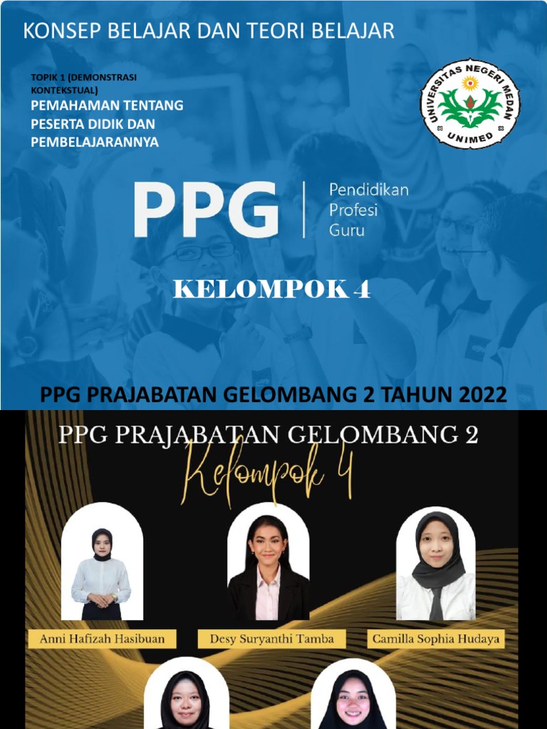 Kelompok 4 - PPT Konsep Dan Teori Belajar - Topik 1 (Demonstrasi Kontekstual) - PPD - 191222 | PDF