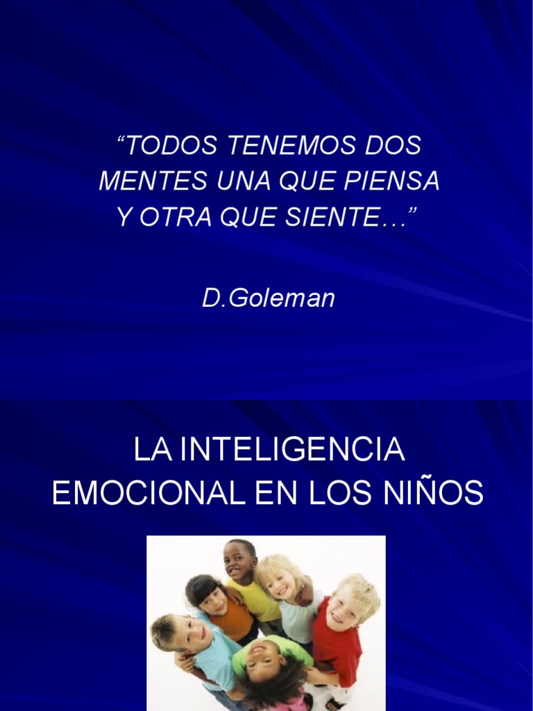 Inteligencia Emocional Power Point Descargar Gratis Pdf