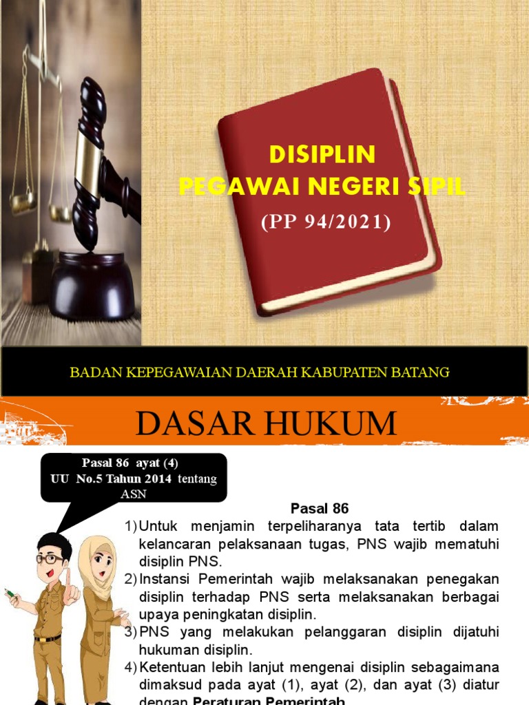 Materi PP 94 Tahun 2021 | PDF