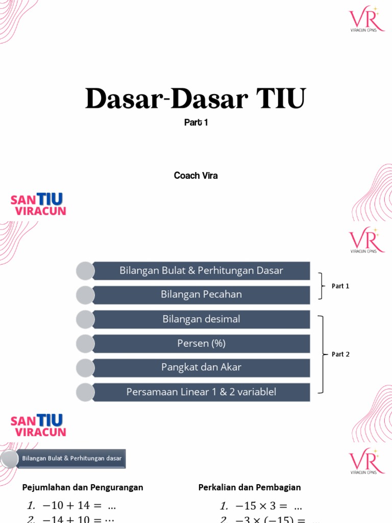 Dasar-Dasar TIU PDF | PDF