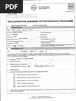 FNU Undergraduate Admission Application 2026 | PDF | Identity Document | Birth Certificate